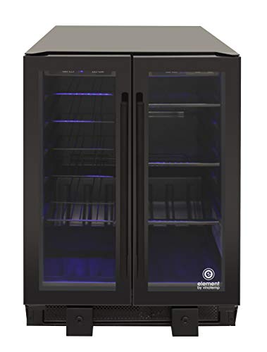 Vinotemp EL-BWC102-02 Touch Screen Beverage Wine Cooler, Black