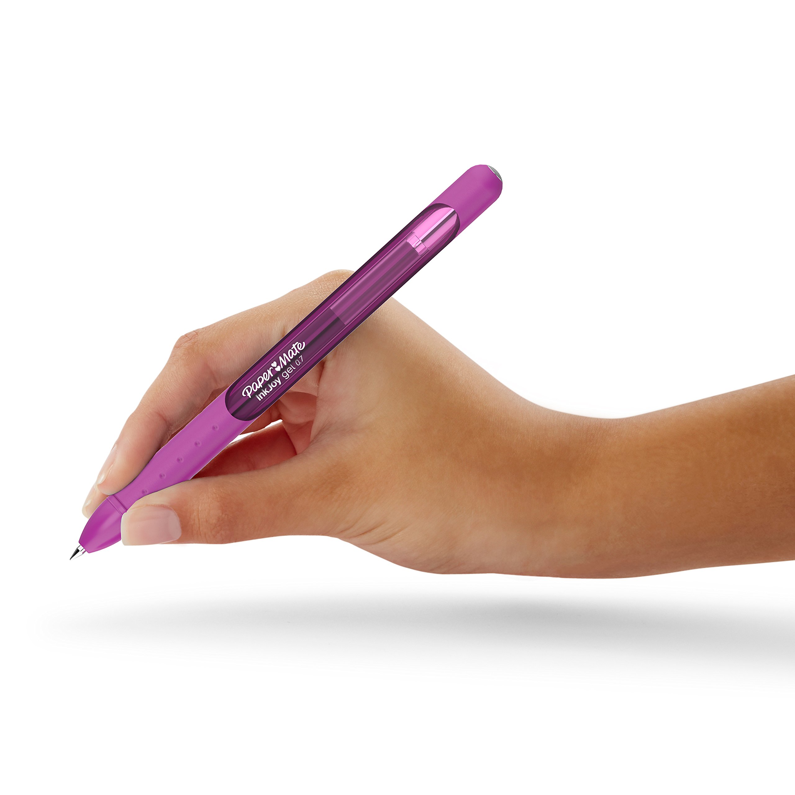 Paper Mate InkJoy Gel Pens, Fine Point (0.5mm) Capped, 12 Count, Dark Blue (2022982)