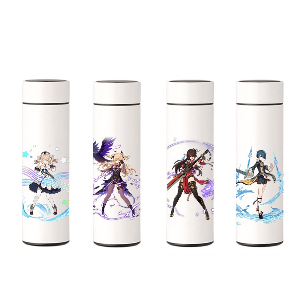 Xingqiu Barbara Thermos Cup Genshin Impact Insulated Beverage Bottle Campus Style Students Sports Water Bottles