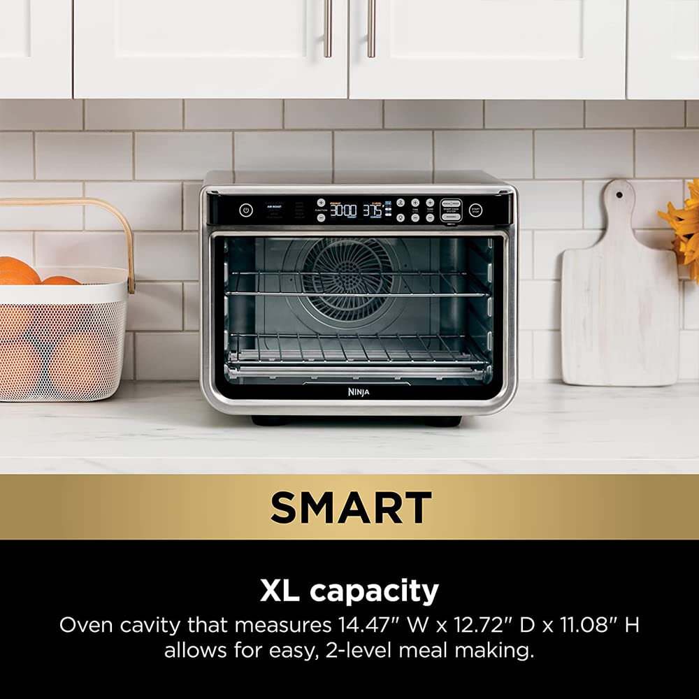 Ninja DT2550 Foodi 10-in-1 Smart XL Air Fry Oven (Renewed) Bundle with 3 YR CPS Enhanced Protection Pack