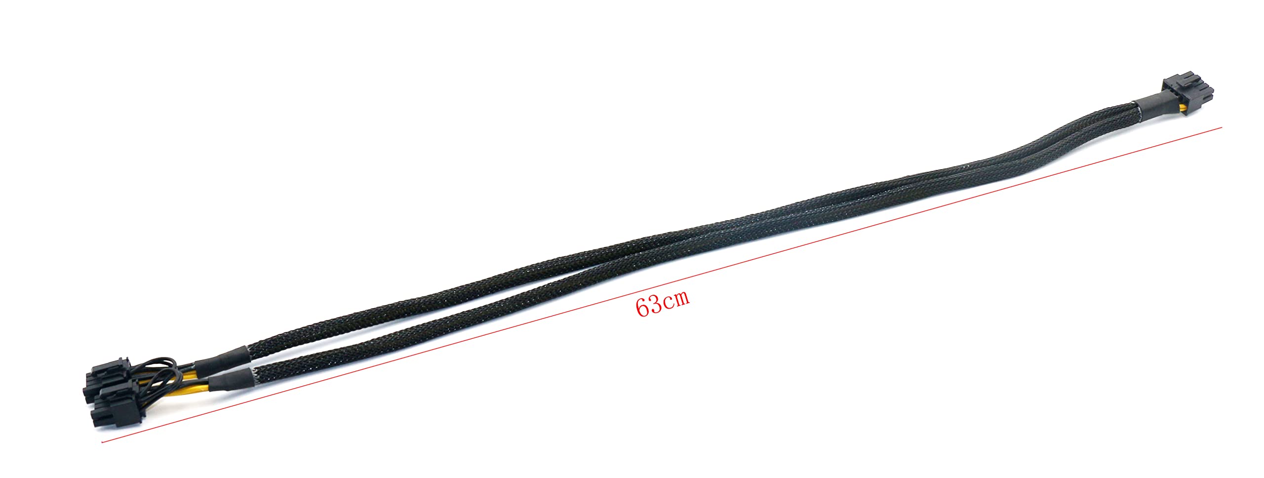 YOUKITTY 10-pin to Dual PCI-E 8-pin (6+2) Power Adapter Cable for Server Power Distribution Boards and Video Cards
