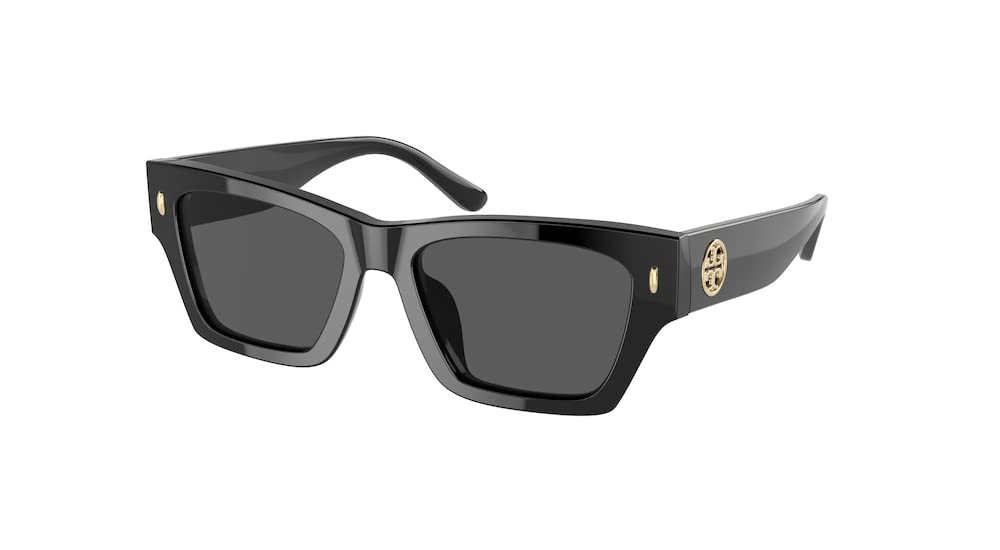 Tory Burch TY7169U 172813 52MM Dark Tortoise/Brown Gradient Rectangular Sunglasses for Women + BUNDLE With Designer iWear Eyewear Kit