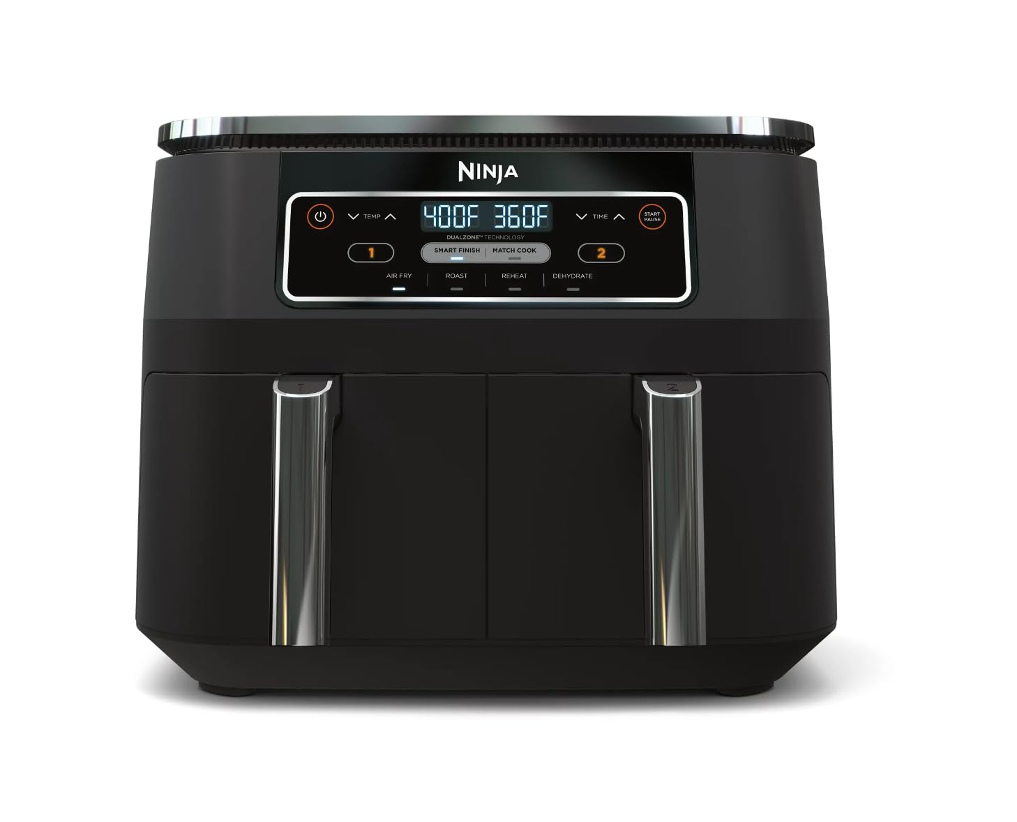 Ninja Foodi 4-in-1 8-Quart. 2-Basket Air Fryer with DualZone Technology- Air Fry, Roast, and More