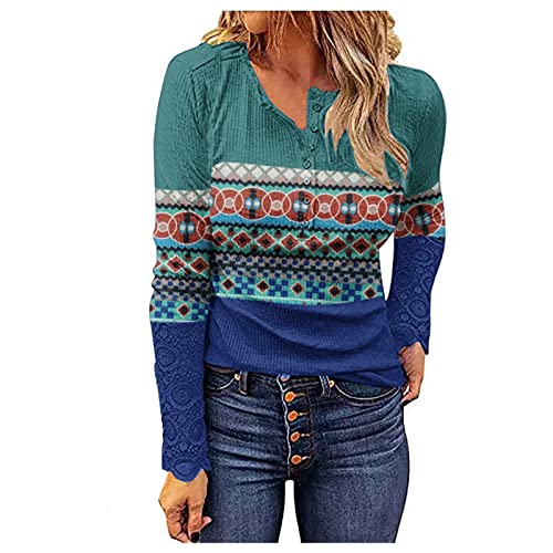 Womens Fashion Cat-Ear Print Sweatshirt Casual Long Sleeve Hooded Top Irregular Hem Pullover with Double Pocket