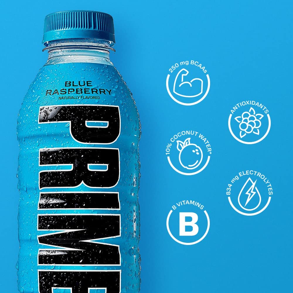 Peaceful Squirrel Prime Hydration drink Variety pack of 8 Flavors, Electrolyte Enhanced, Zero added sugar, BCAAs + B Vitamins, Antioxidants + Electrolytes, Caffeine-Free β 16.9 fl ounce
