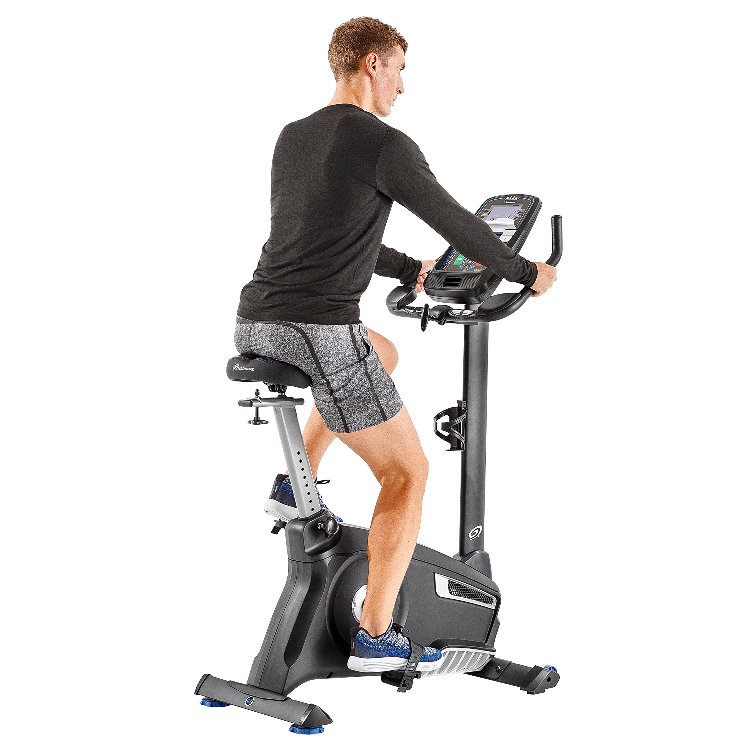 Nautilus U616 Upright Bike, Black