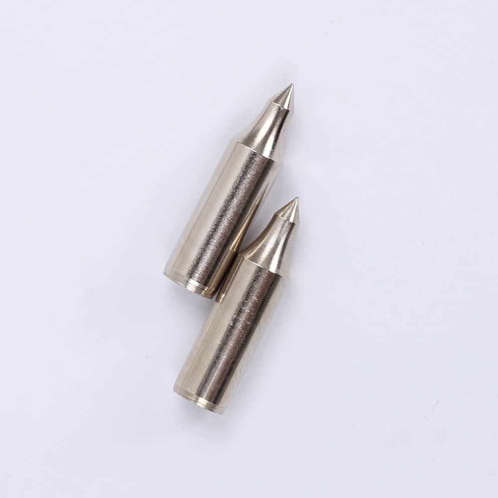 SOPOGER 12 Pack Glue on Field Points Archery Arrowhead Field Tips Stainless Steel Arrow Points OD 6/7/8mm Arrow Shaft for Field 3D Target Practice Shooting (8mm)