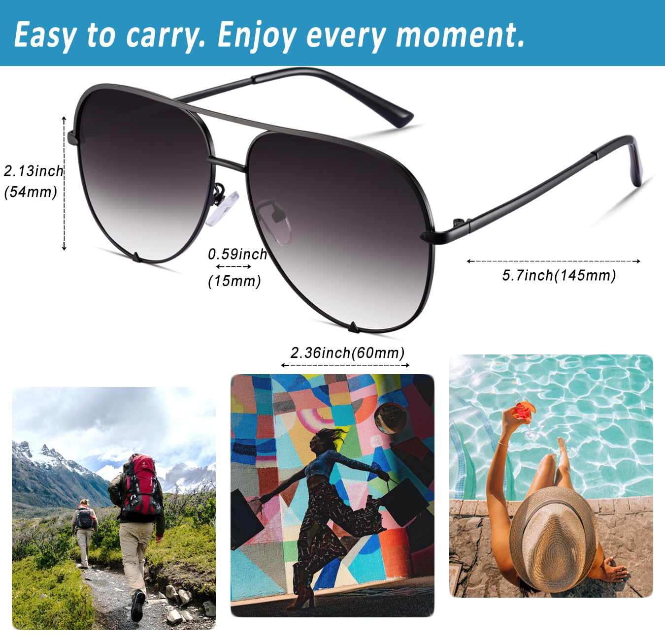 Mirrored Aviator Sunglasses For Men Women Fashion Designer UV400 Sun Glasses