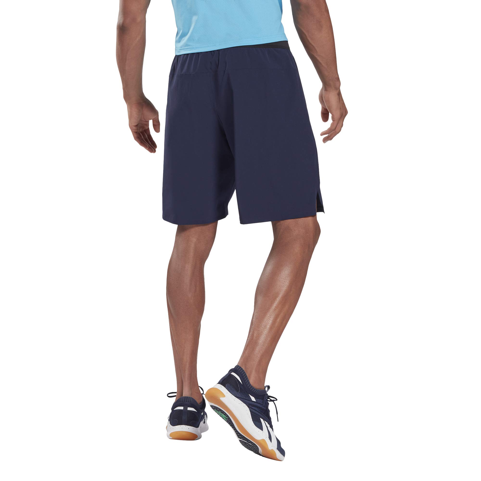 Reebok Men's Standard Training Supply Speed Short, Blue, S