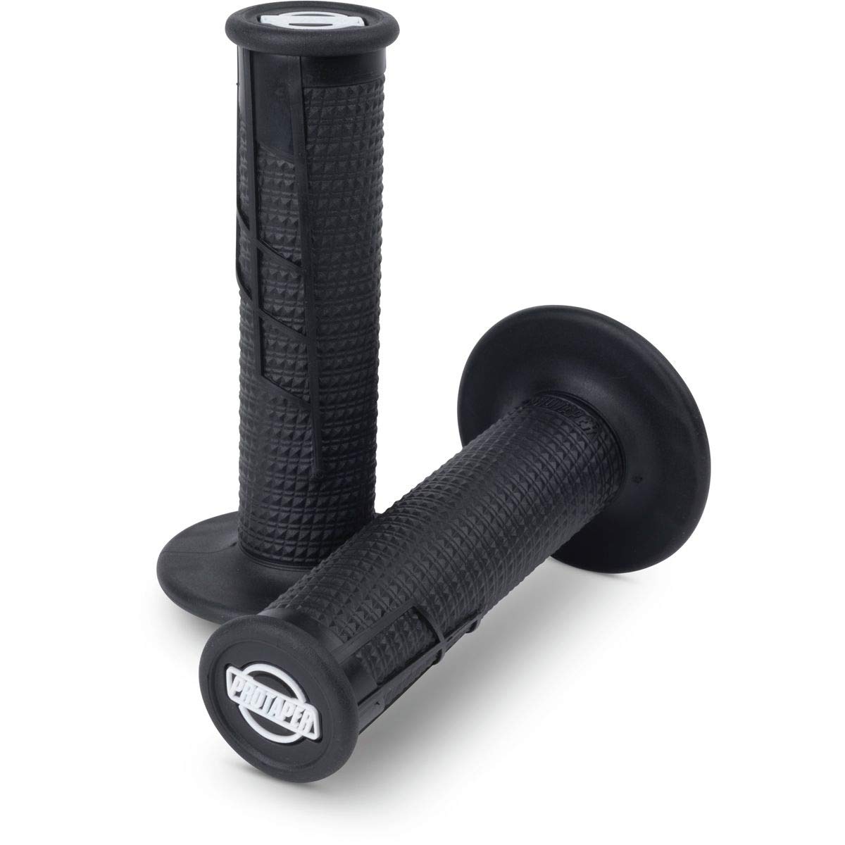 Pro Taper Clamp On Grips - 1/2 Waffle (NEON Purple/Black)
