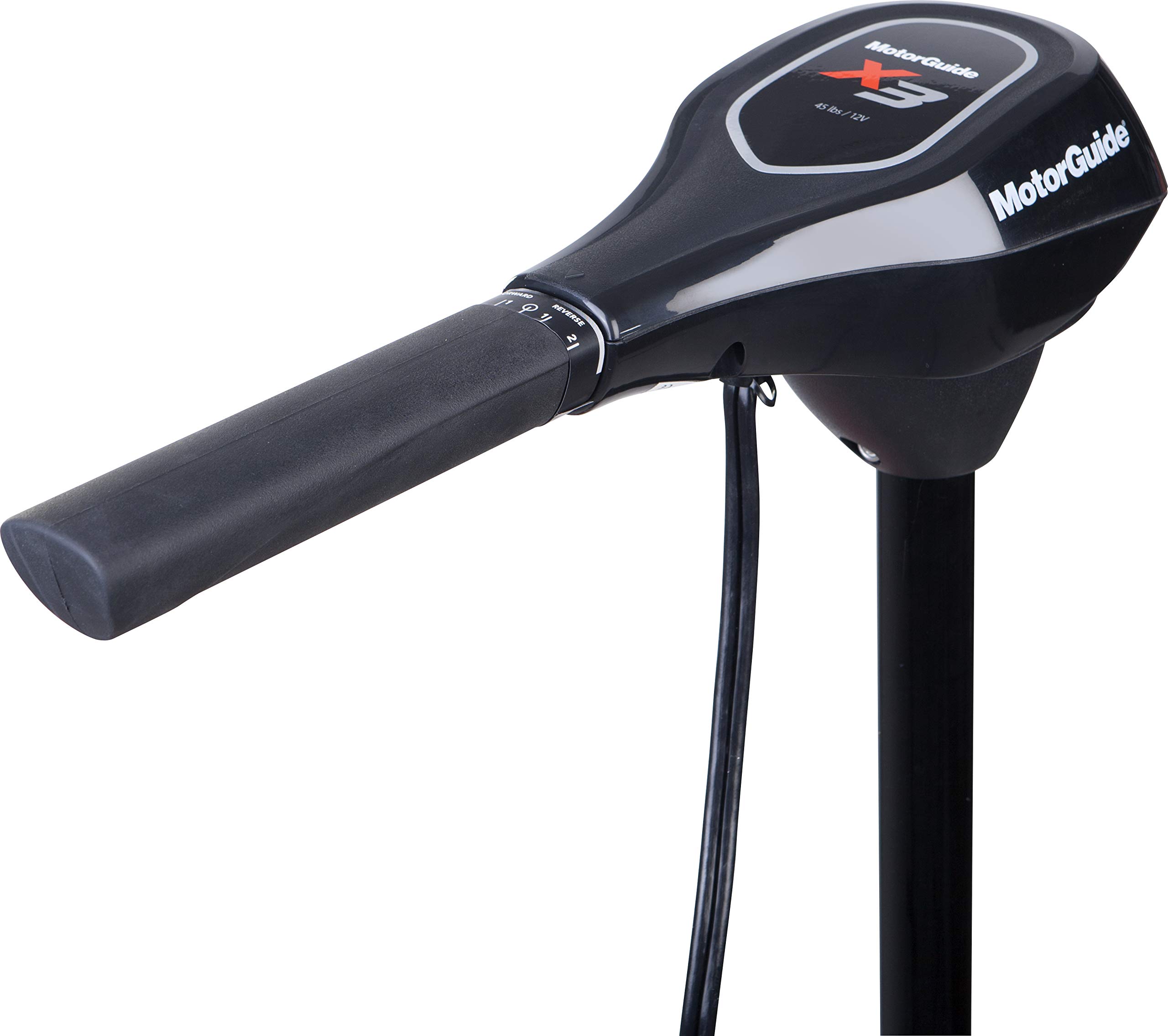 MotorGuide 940200190 X3 Freshwater Bow Mount Trolling Motor — Hand-Operated — 50-Inch Shaft, 55-Pound Peak Thrust — Digital Power Management