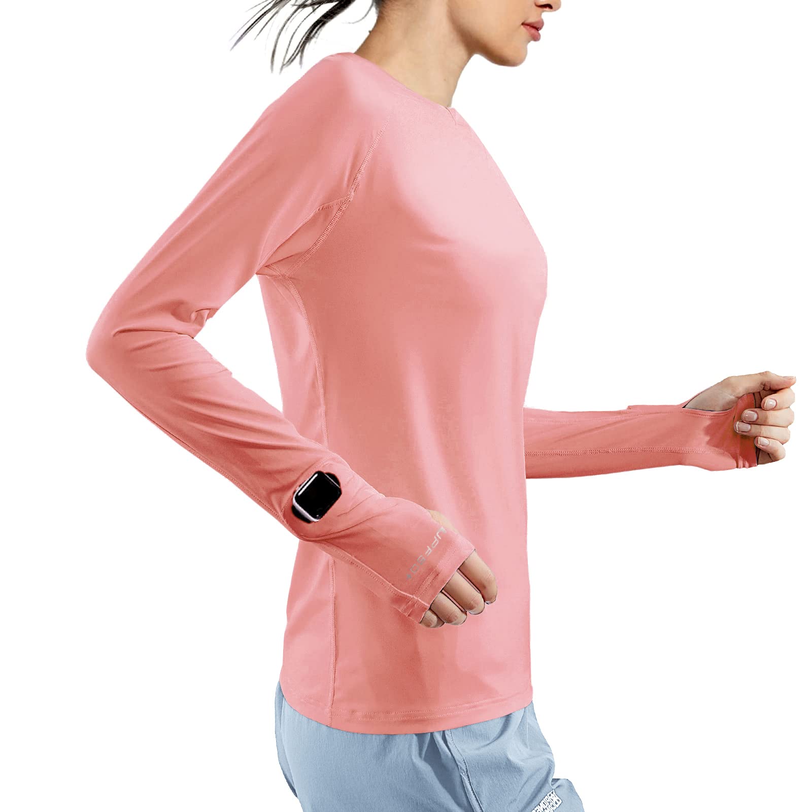 Womens Sun Protection Shirts Long Sleeve for Running Hiking Fishing Workout Shirt