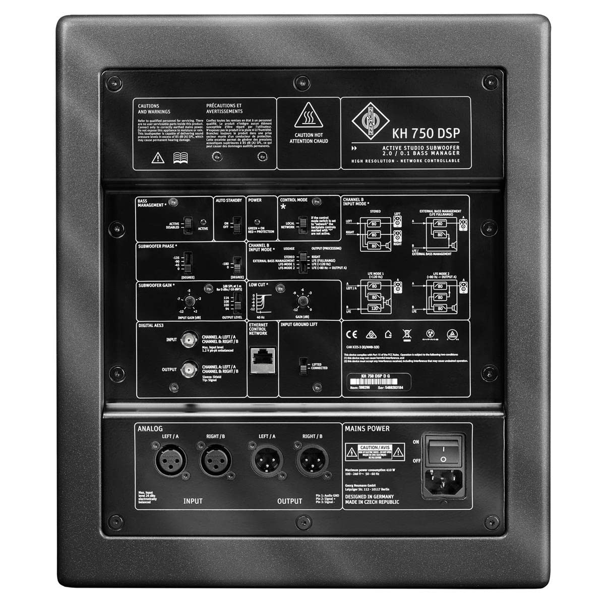 Neumann KH 750 10 Inches Powered Studio Subwoofer