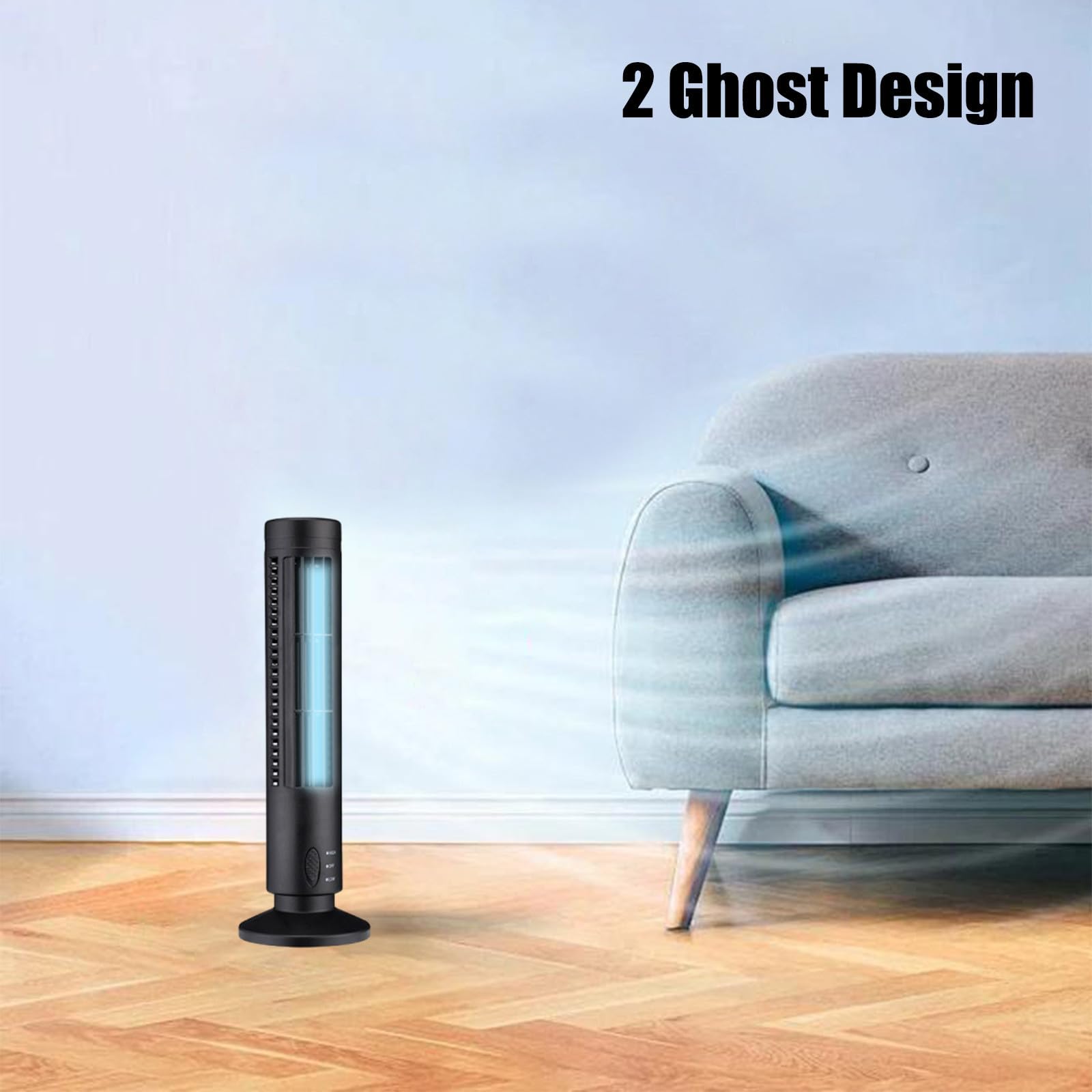 Xihbxyly 2024 Summer Tower Fan, With Two Speeds Simulates Natural Wind,Cool Portable Energy Saving Low Noise Suitable For Home Offices And Bedrooms(Black)