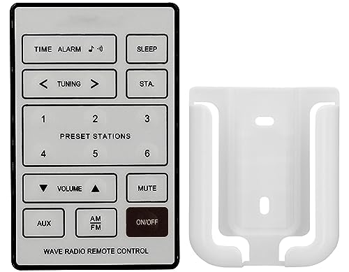 Replacement Remote Control for Bose AWR1-1W AWR1-G1 AWR1-2W AWR1-4A AWR1W1 AM189930 Clock Wave Radio