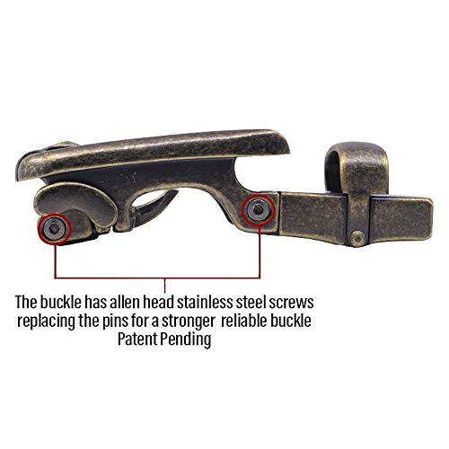 Nexbelt - Belt with No Holes - Rogue Espresso CCW Brown Leather EDC Gun Belt for Men with Ratchet Buckle