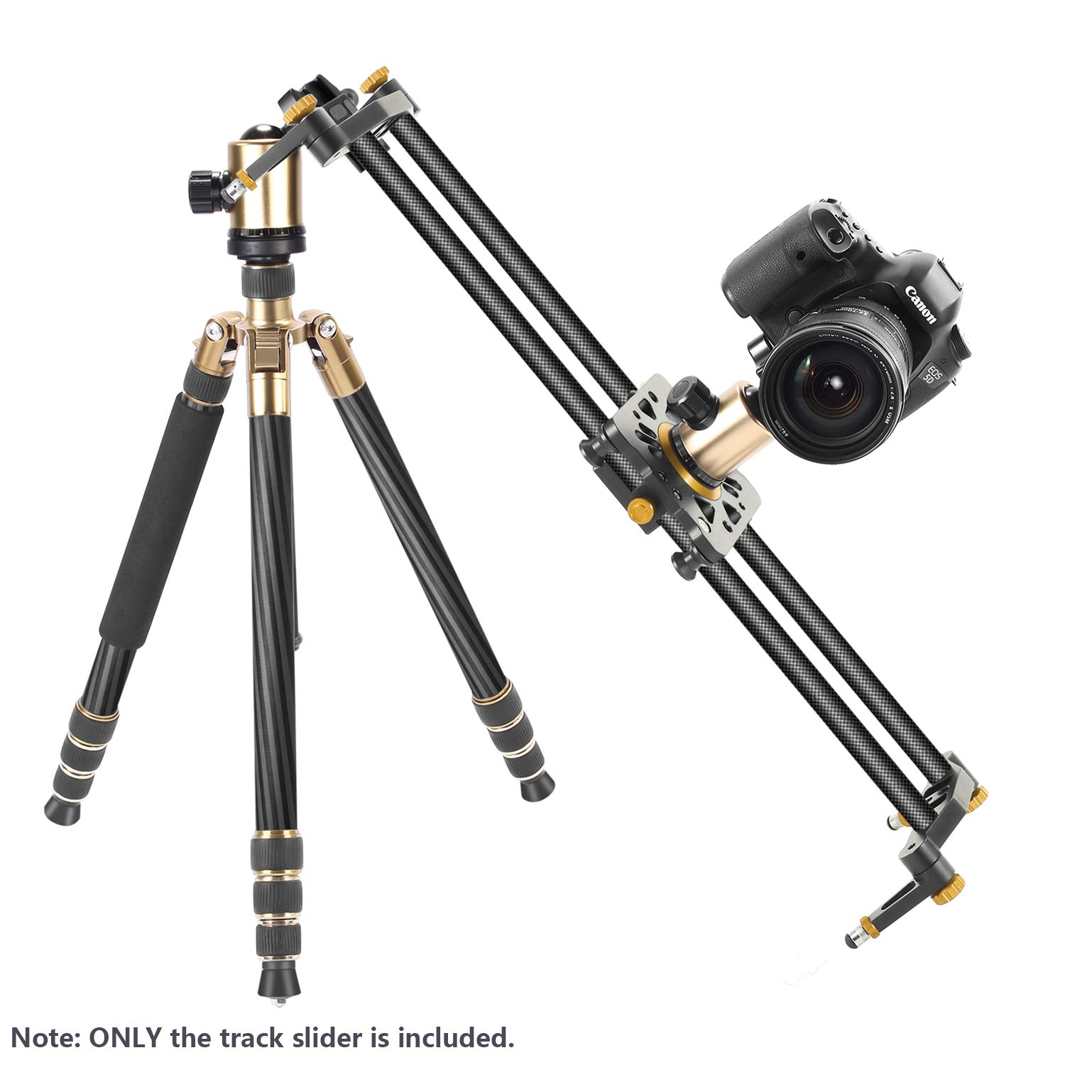 Neewer Carbon Fiber Camera Track Slider Video Stabilizer Rail (80cm)