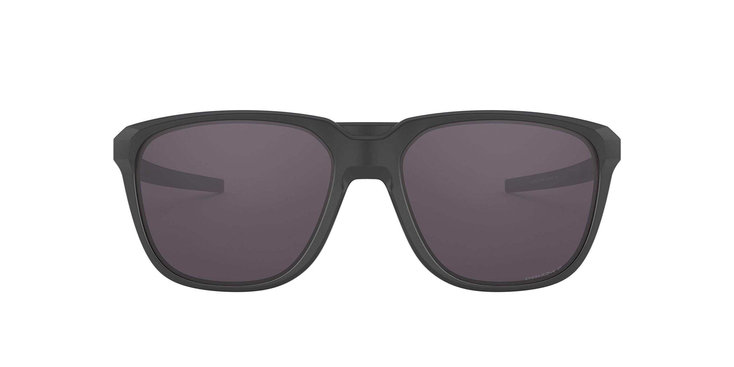 Oakley Men's OO9420 Anorak Square Sunglasses, Matte Black/Prizm Grey Polarized, 59 mm