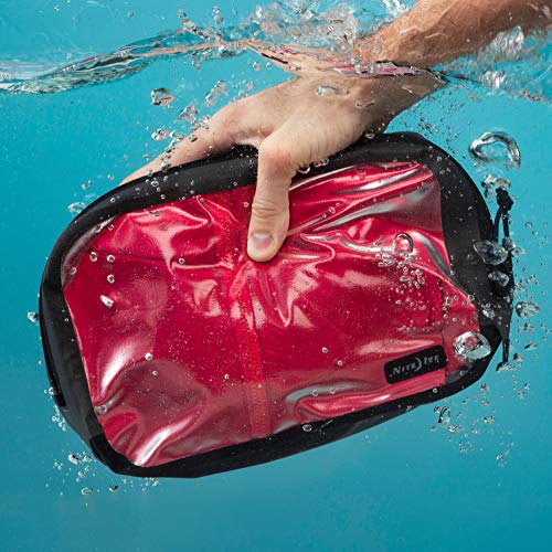 Nite Ize Runoff Waterproof Packing Cube, Size Medium, Compressible Waterproof Travel Bag. Tough Trusted Protection for Water Sports and Adventure Travel, Black