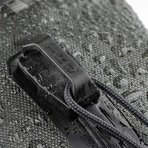 Nite Ize Runoff Waterproof Toiletry Bag, Full-Size Waterproof Hanging Toiletry Bag. Tough Trusted Protection for Adventure Travel, Black