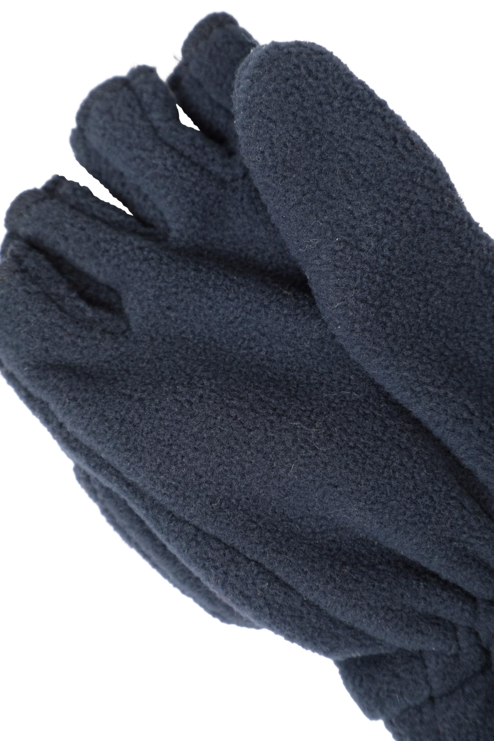Mountain Warehouse Fingerless Fleece Kids Mitten - Warm, Boys & Girls Navy Small/Medium