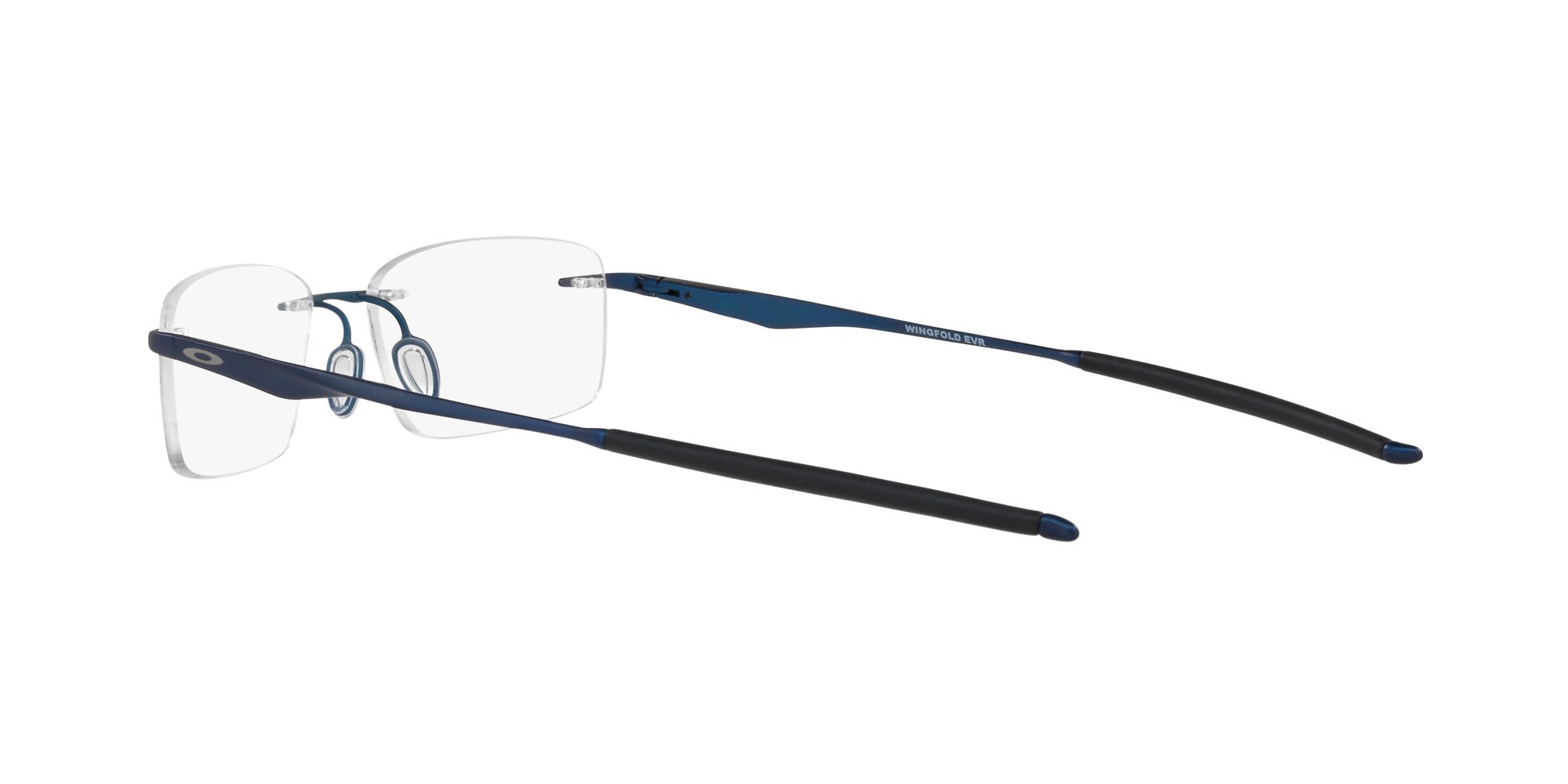 Oakley Men's Ox5118 Wingfold Evr Rectangular Prescription Eyeglass Frames, Satin Midnight/Demo Lens, 53 mm