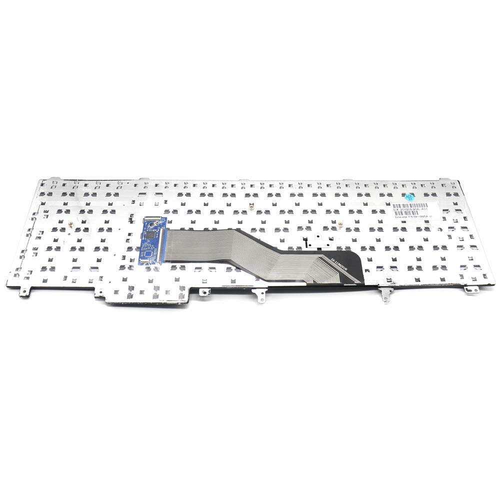 Padarsey Replacement Keyboard Without Pointer Compatible with Dell Latitude E5520 E5520m E5530 E6520 E6530 E6540 Precision M4600 M4700 M4800 M6600 M6700 Laptop US Layout