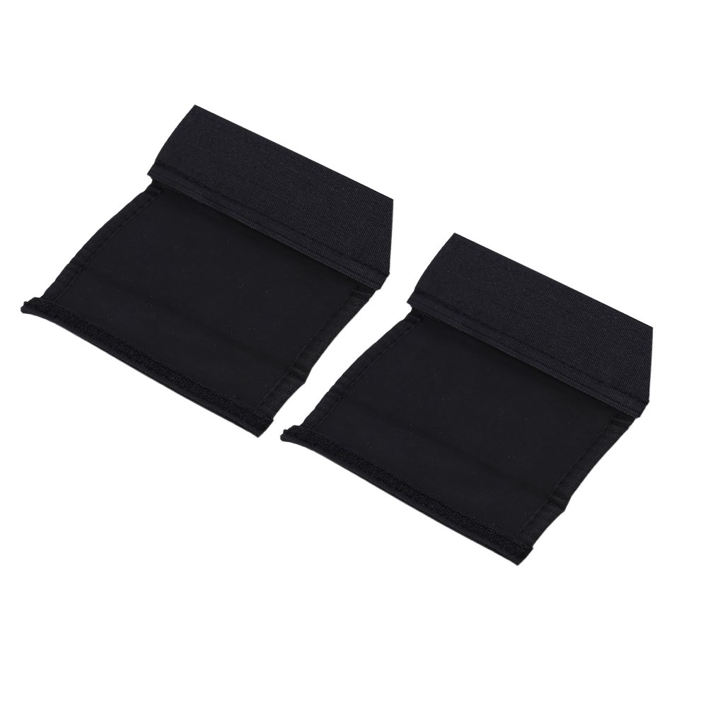 Ruiqas Stroller Handle Covers 1 Pair Baby Pushchair Handle Cover Stroller Handle Grip Bar Anti-slip Cover Pushchair Pram Stroller Cover, Black