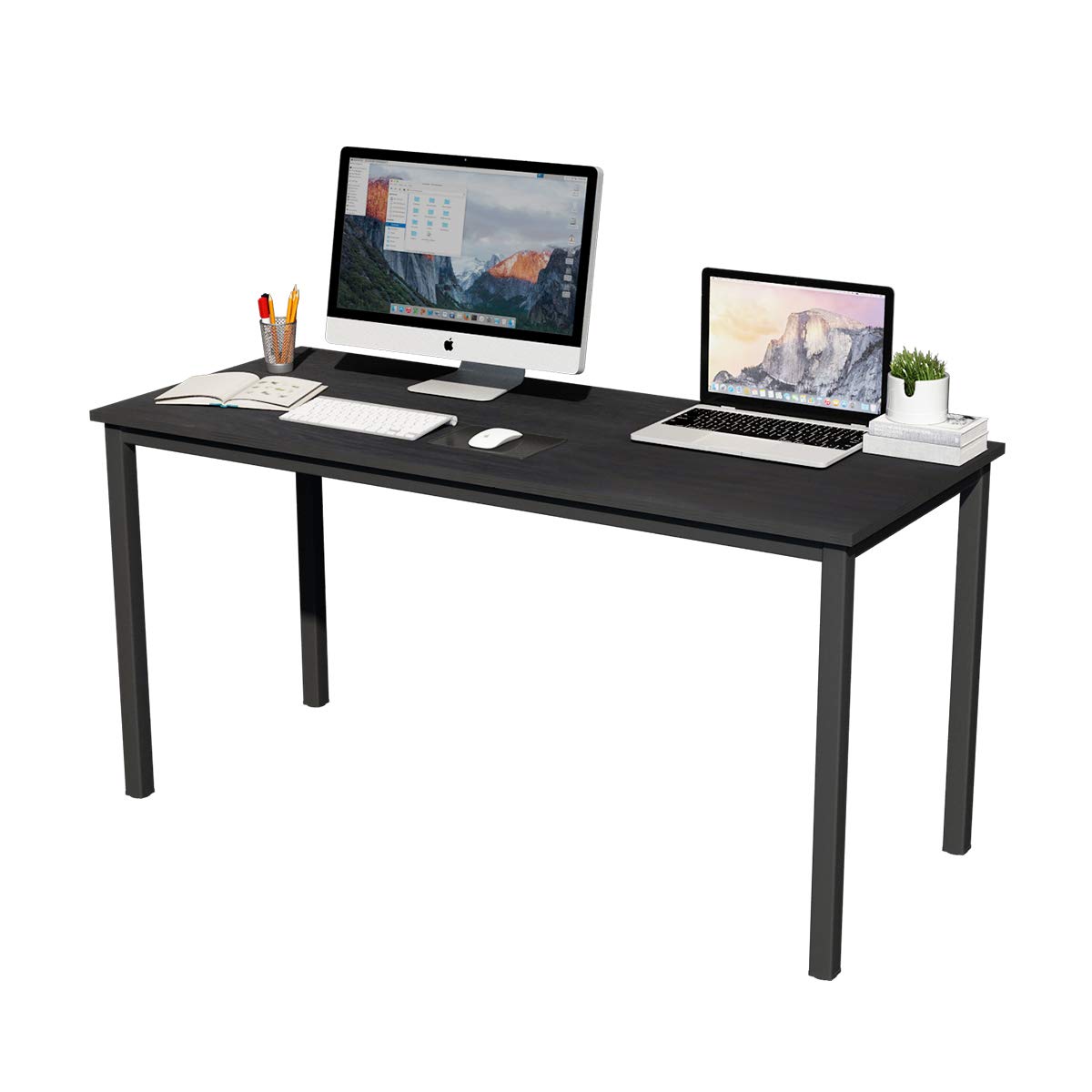 SogesGame YL-AC3-160VB-US8 Home Office Desks, X-Large, Black