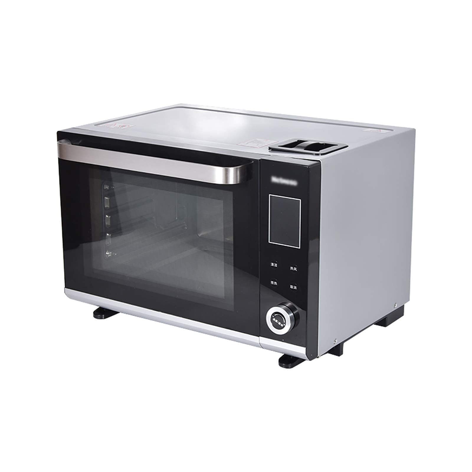 Microwave Oven in Silver Tact Premium Convection Halogen Oven Cooker Built in Electric Single Oven Stainless Steel Ideal for Roasting,Baking