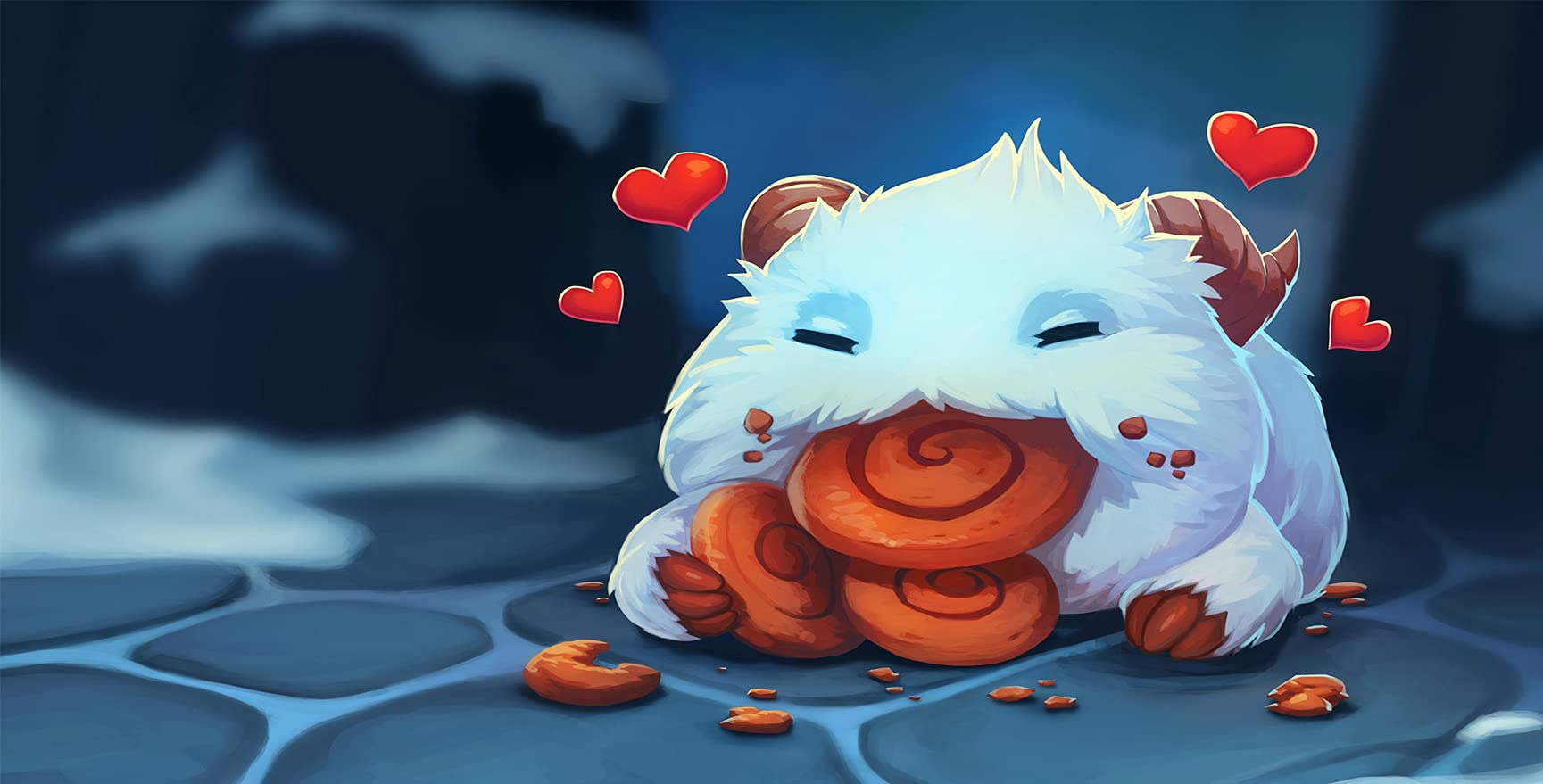 Professional Gaming Mouse Pad Poro, Mousepad Non-Slip Rubber Base Mouse Mat, 4mm Thick Glowing Keyboard and Mouse Combo Pad, Computer & Laptop Mouse pad 11.8" x 23.6"