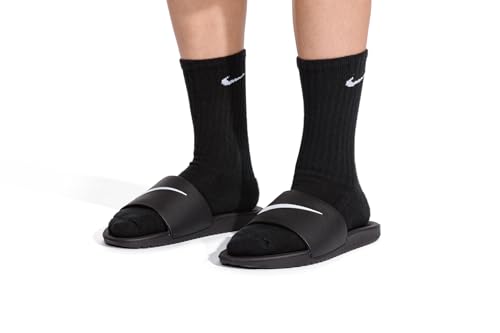 Nike Kawa Slide GS/PS 819352 Junior Slides (UK 4.5 us 5Y EU 37.5, Black White 001)