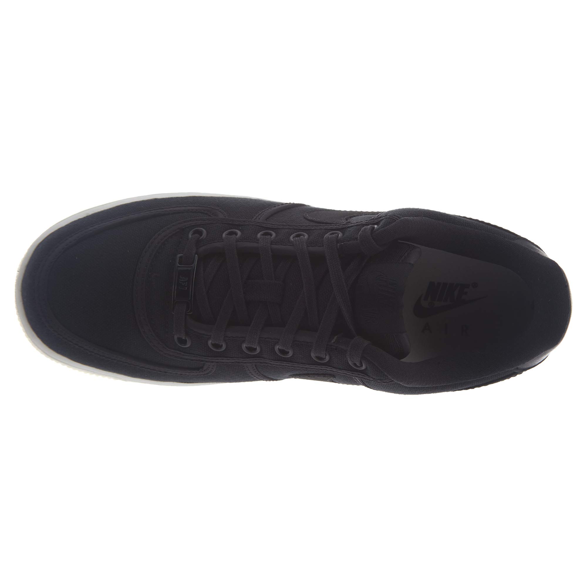 Nike Mens Air Force 1 Low Canvas Retro QS Shoes Black/Summit White AH1067-004 Size 6