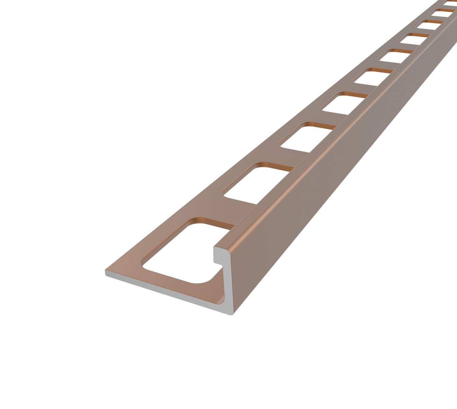Primary Dark Bronze .5 in. x 96 in. Aluminum L-Shape Tile Edge Trim