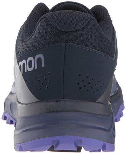 Salomon Women's Trailster Trail Running Shoes, Crown Blue/Navy Blazer/Purple Opulence, 6