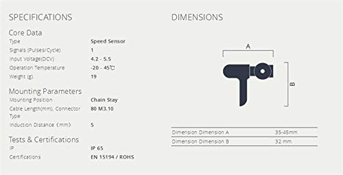 Mid Drive Motor Kits,for New Bafang Speed Sensor,DIY Electric Bicycle Speed Sensor E-Bike Conversion Bicycle Accessories