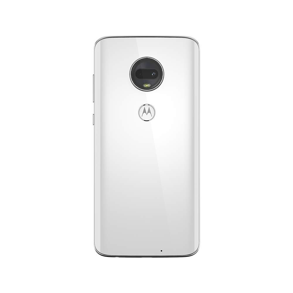 Motorola Moto G7 (64GB, 4GB RAM) Dual SIM 6.2" 4G LTE (GSM Only) Factory Unlocked Smartphone International Model XT1962-4 No Warranty (Clear White)