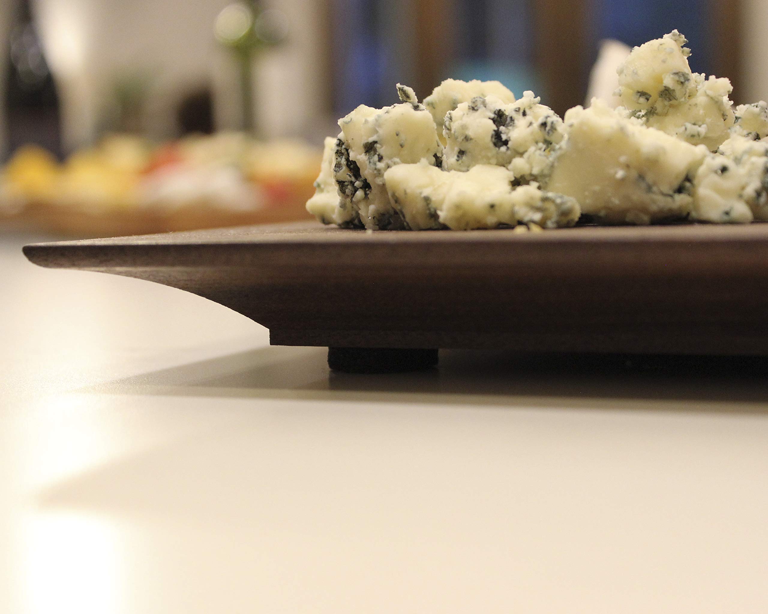 Walnut Hollow Solid Walnut Serving & Charcuterie Board for Entertaining, Weddings, and Gifts (42384)