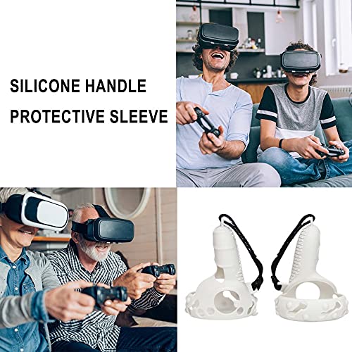 Silicone Bump 3 in 1 Handle Protective Cover Anti-Fall Adjustable Hand Strap Protection Accessories for Oculus Quest2