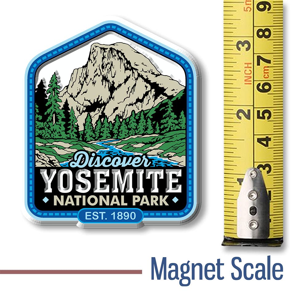 Yosemite National Park Magnet by Classic Magnets, 2.6" x 3.1", Collectible Souvenirs Made in The USA