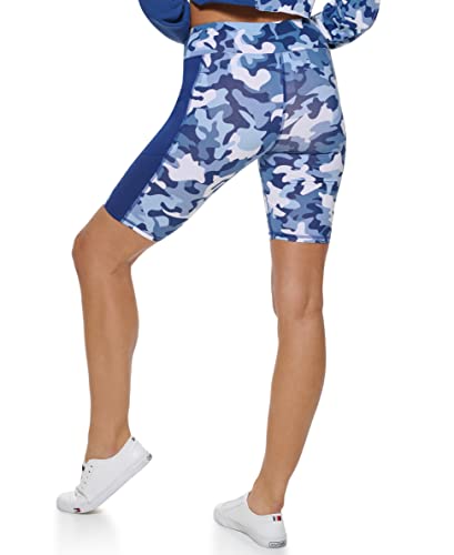 Tommy Hilfiger Womens Sport Bike Short,Deep Blue,Medium