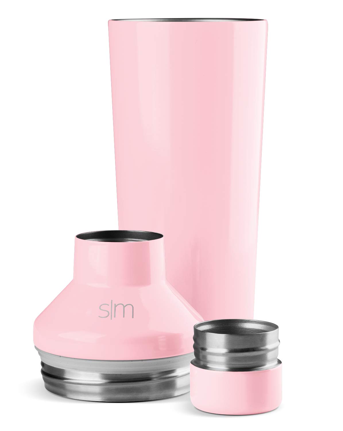 Simple Modern Cocktail Shaker Set with Jigger Lid | Stainless Steel Boston Shaker Insulated Martini Mixer for Mocktails | Gifts for Men Women Him Her | Classic Collection | 20oz | Cream Leopard
