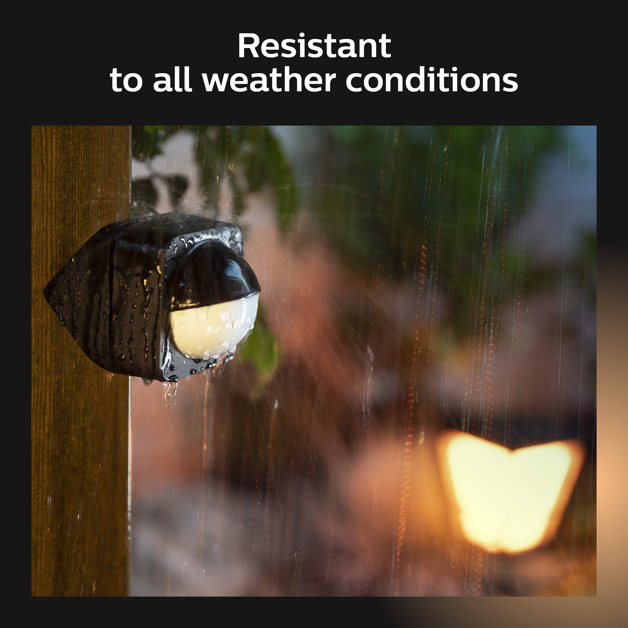 Philips Hue Dusk-to-Dawn Outdoor Motion Sensor for Smart Home, Wireless & Easy to Install (Hue Hub Required, for use with Philips Hue Smart Lights) (Renewed)