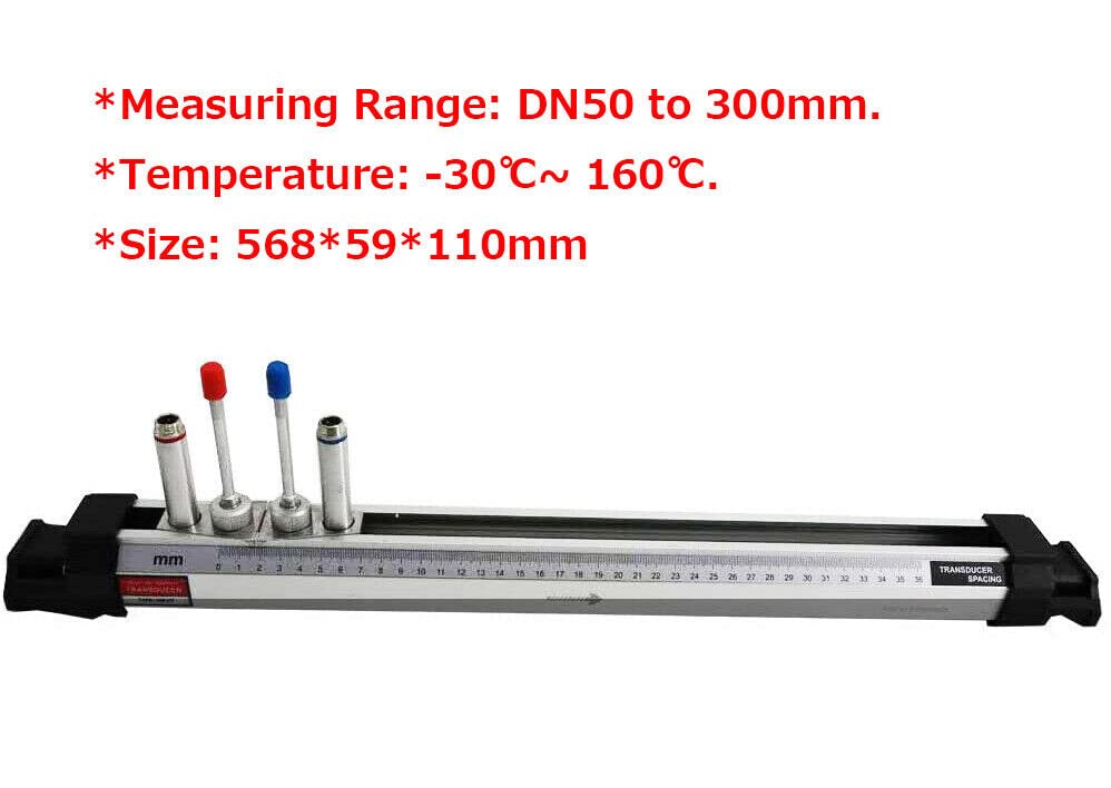 VTSYIQI Liquid Ultrasonic Flow Meter High Temp Mounting Bracket Transducer Sensor HM-HT for Ultrasonic Flow Meters DN50 to 300mm