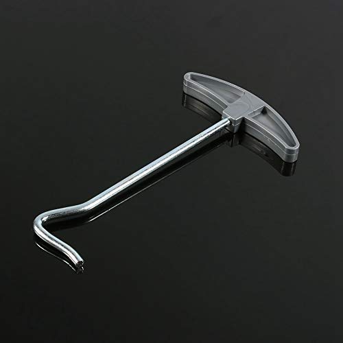 Peg Puller Extractor, Tent Peg Nail Puller Tool, Steel Awning Stakes Hooks Remover Lifter for Camping