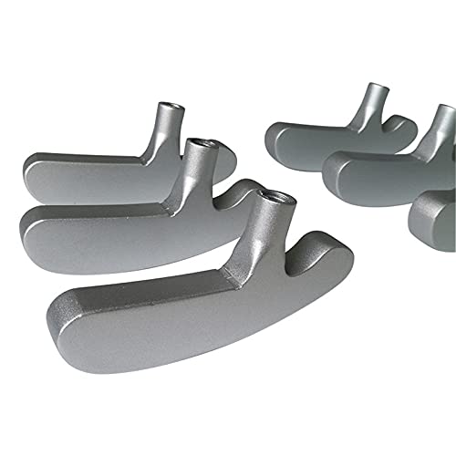 SIGNABOT Golf Practice Putter Head Silver Head Double Two- for Left/Right Handed Golf