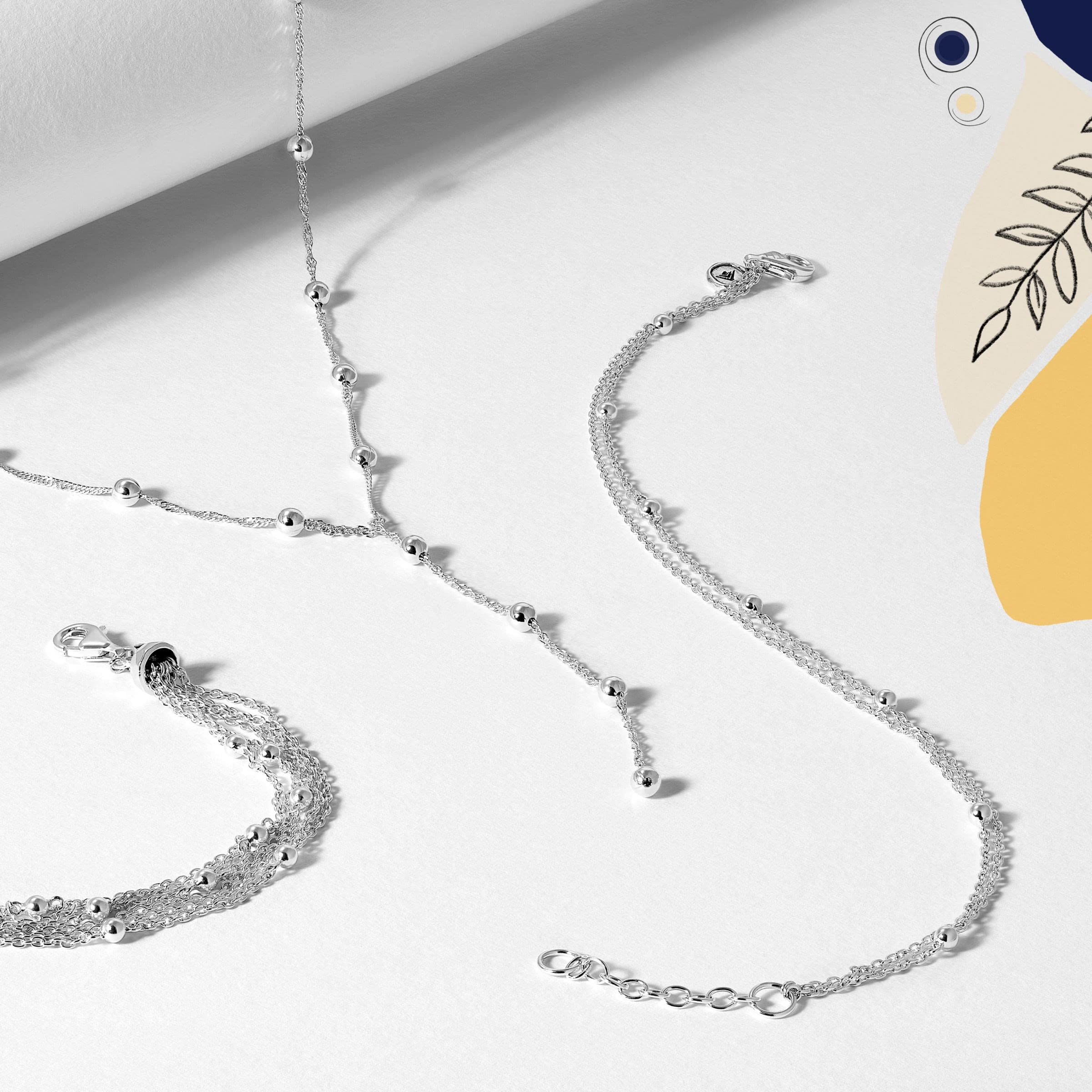 Silpada .925 Sterling Silver Anklet, Ankle Bracelet for Women, Jewelry Gift Idea, Bohemian Chic', 9" + 1"