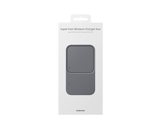 Samsung 15W Duo Fast Wireless Charger Pad - Dark Gray
