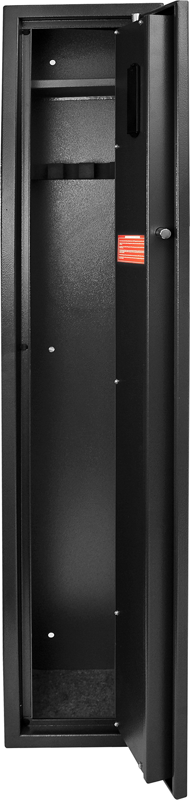 New Barska Large Quick Access Biometric Rifle Safe Cabinet (52 in x 8.6 in x 9.8 in)