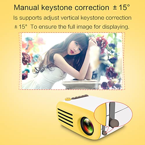XUnion Yg200 Led Projector 800 Lumens Support 1080P Hdmi USB Portable Home Media Player KG4